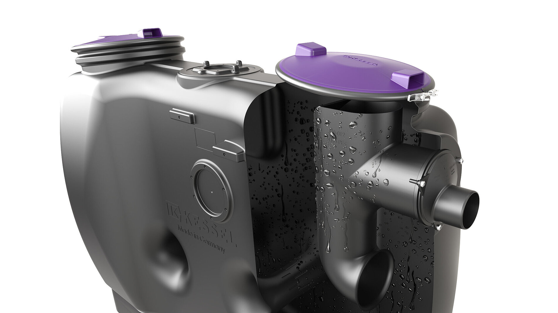 Fettabscheider EasyClean free Modular - KESSEL - mastering water